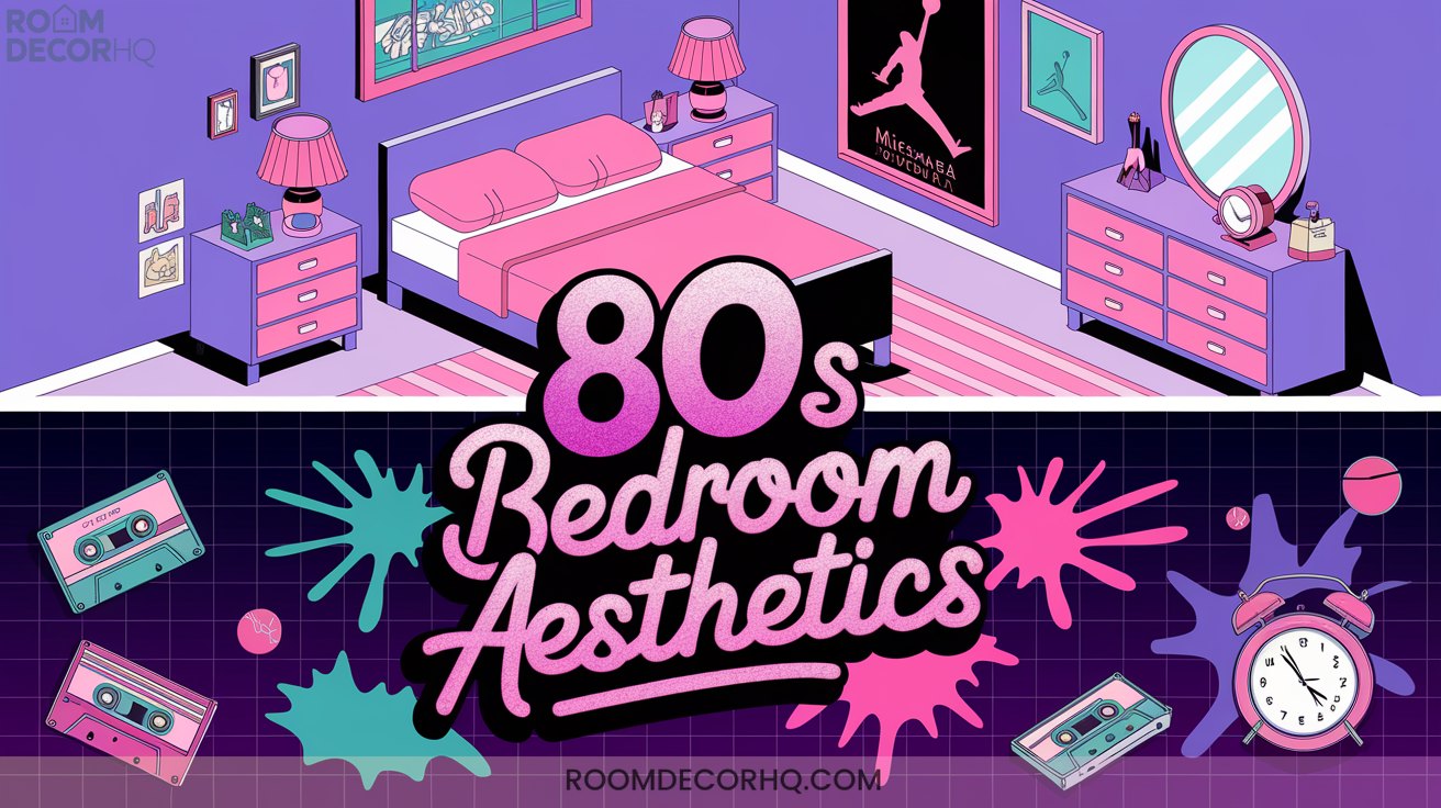 10 Bold & Cozy Bedroom 80s Aesthetic Revamps For Nostalgic Nights